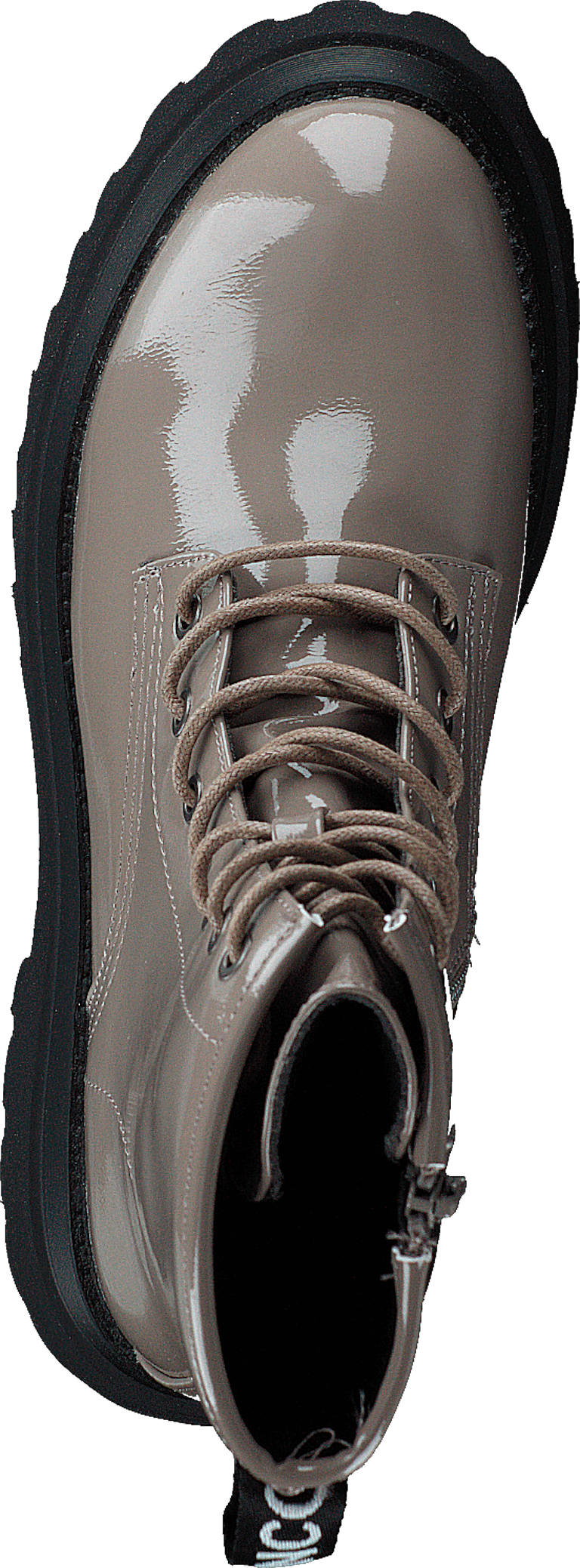 Biagas Laced Up Platform Boot Taupe | Skor för alla tillfällen | Footway