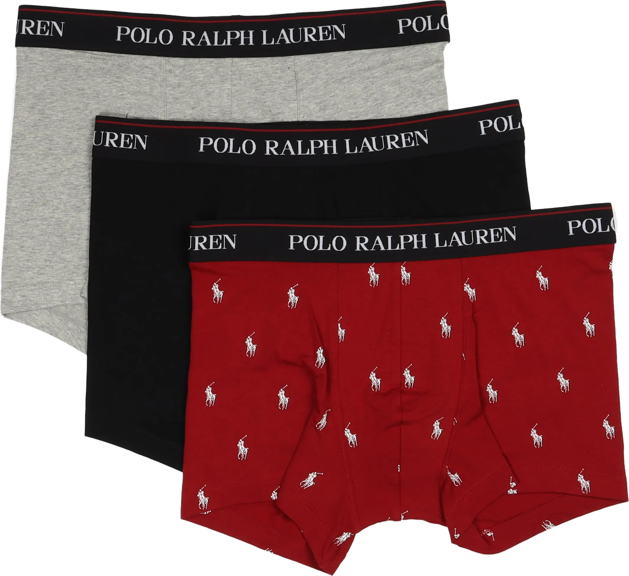 Clssic Trunk 3 Pack trunk 3pk Hol Red Aopp black and Htr Clssic Trunk 3 Pack trunk 3pk Hol Red Aopp black and Htr