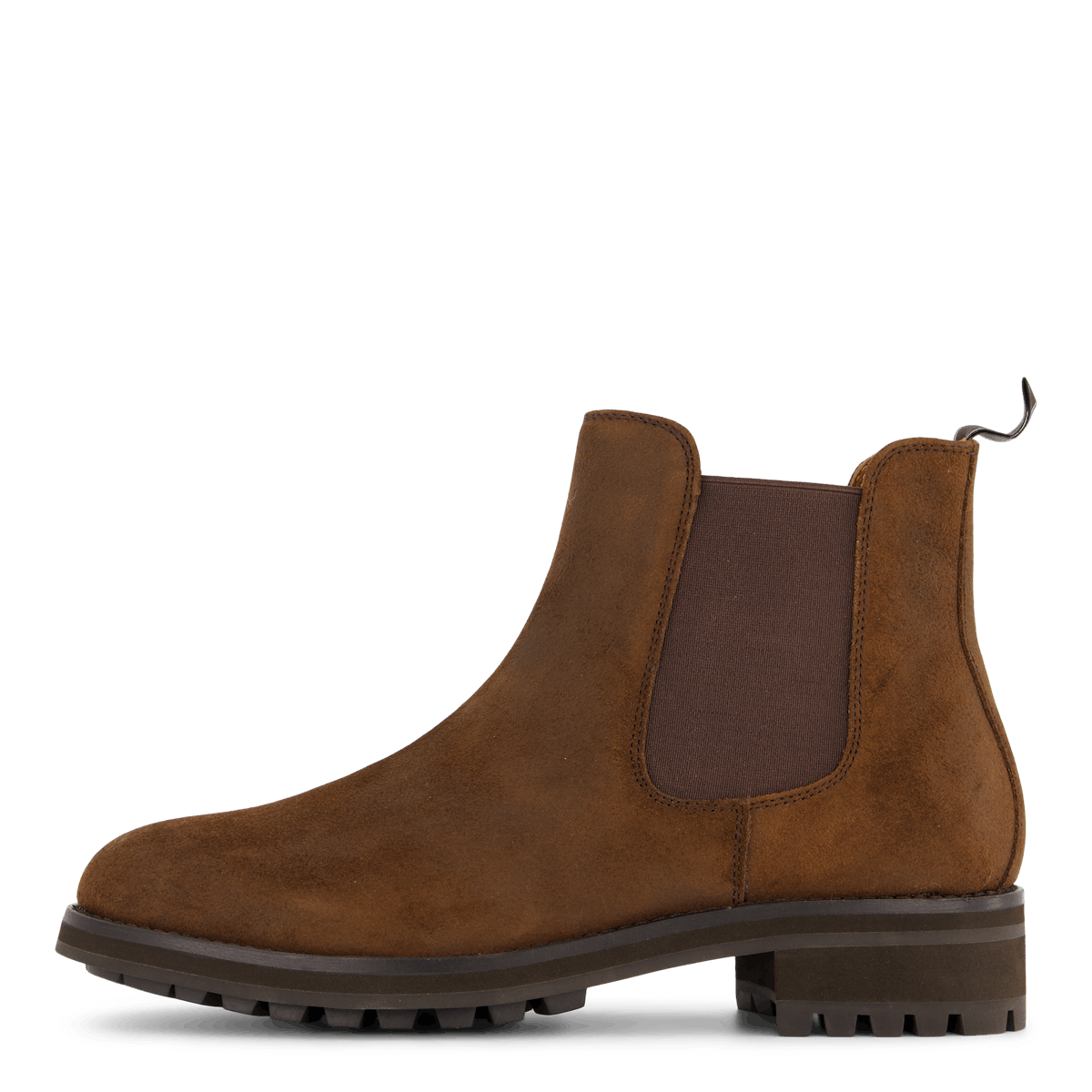 Bryson Waxed Suede Chelsea Boot Chocolate Brown | Skor för alla ...